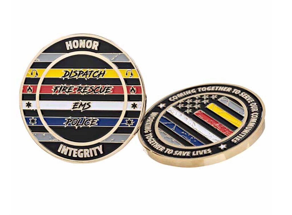 First Responder Challenge Coin - Blue Wives Matter