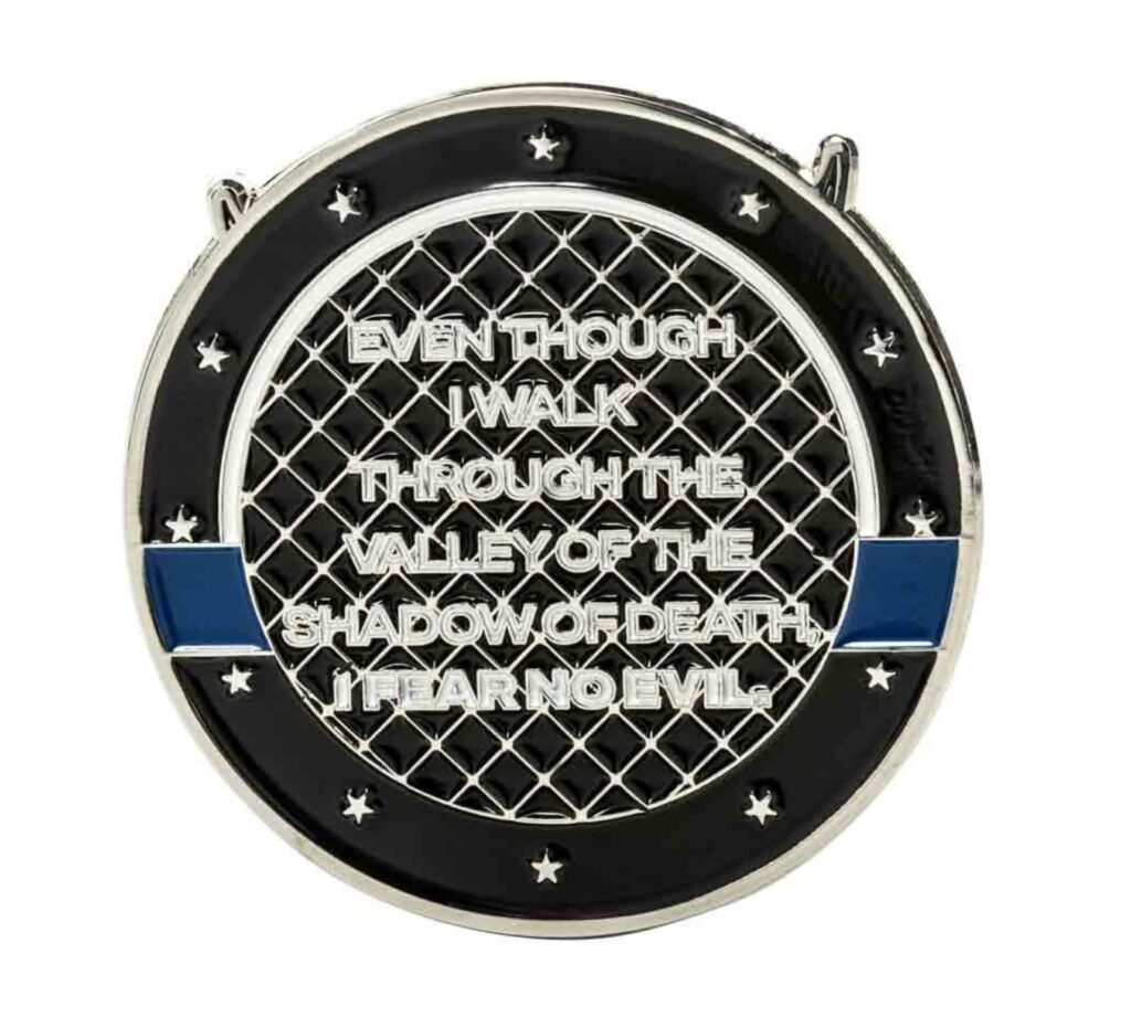 Motor Unit Challenge Coin - Blue Wives Matter
